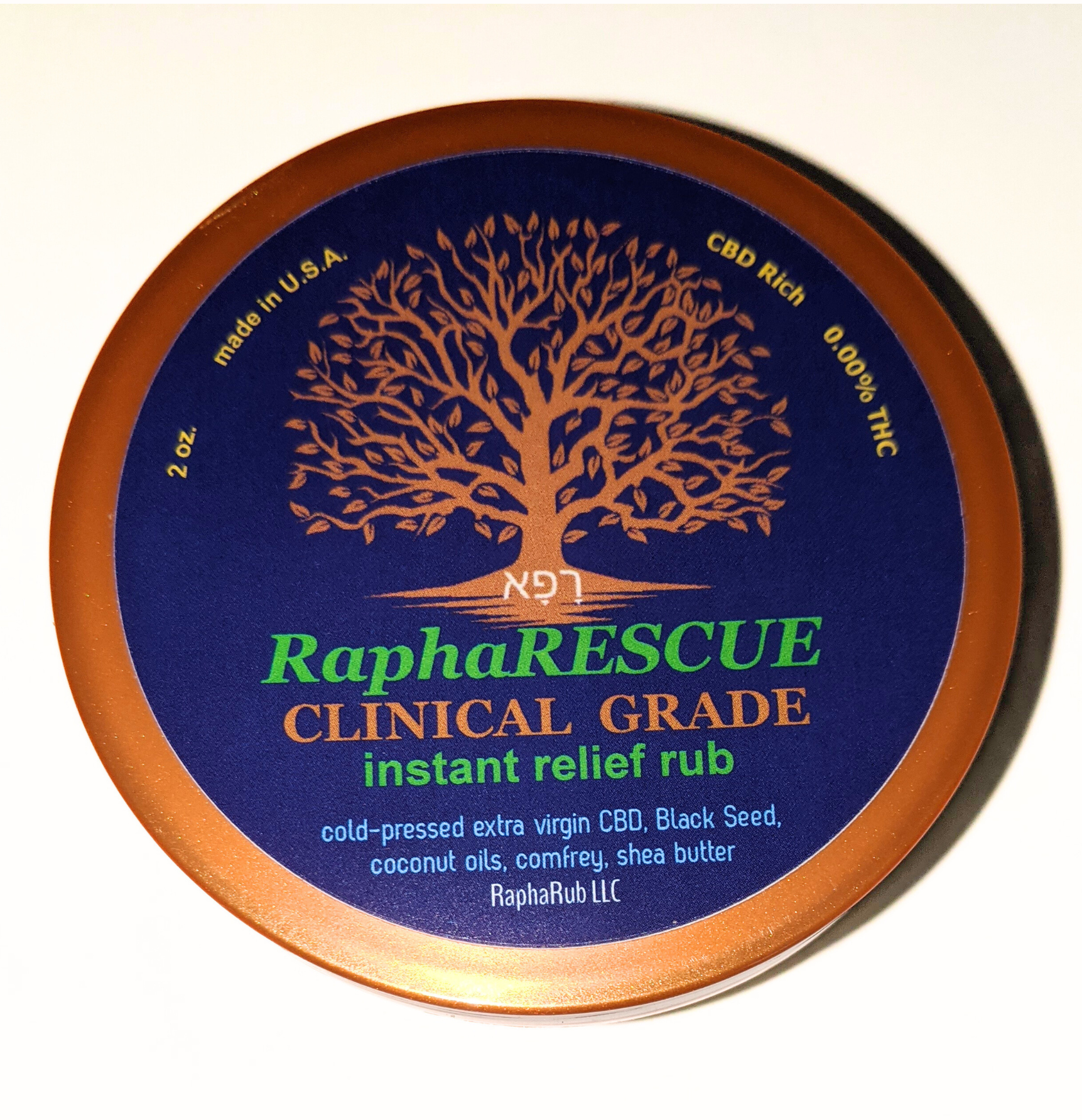 RaphaRESCUE Clinical Grade CBD Instant Relief Rub – RaphaRub